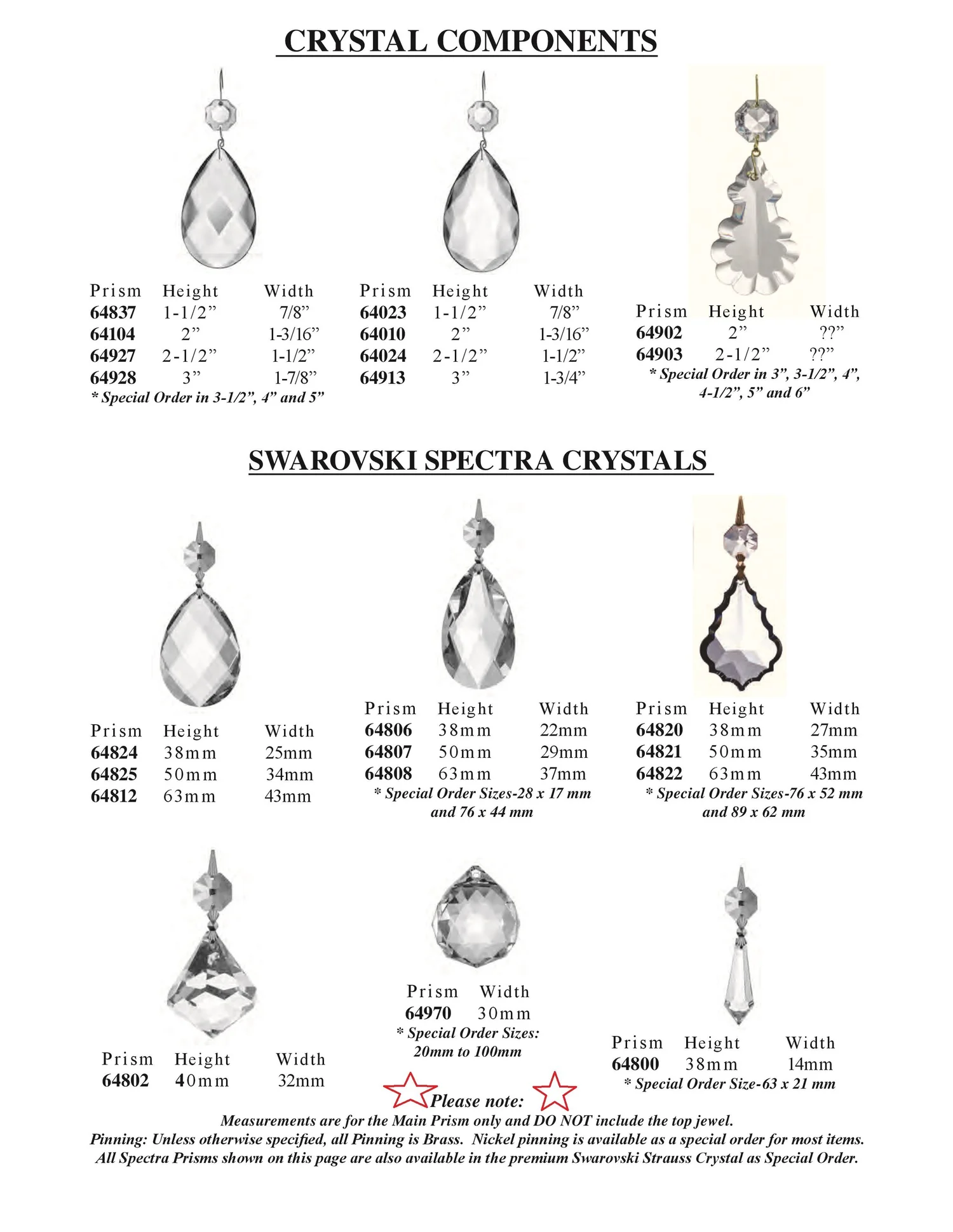 CHANDELIER CRYSTAL PARTS | Lamp Repair | Lamp Parts | Lamp Shades ...