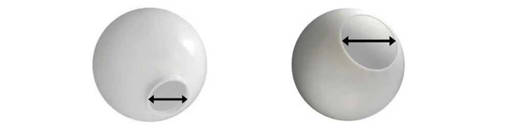 MEASUREMENTS ON POST GLOBES | Lamp Repair | Lamp Parts | Lamp Shades ...