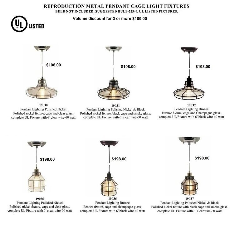 Pendant Lighting Fixtures | Lamp Repair | Lamp Parts | Lamp Shades ...