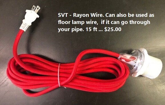FABRIC BRAIDED LAMP CORD