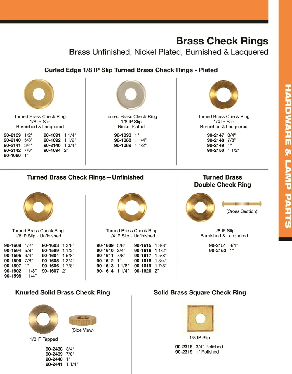 Lamp Check Rings | Lamp Repair | Lamp Parts | Lamp Shades | Barn Lights ...