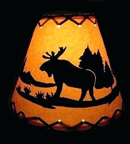 Moose Scene Lamp Shades Moose Lamp | Foter