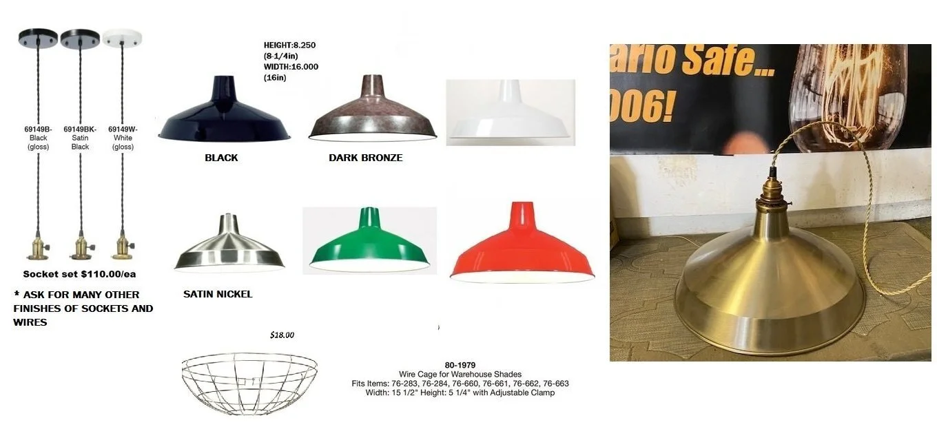 Industrial Style Metal Shades