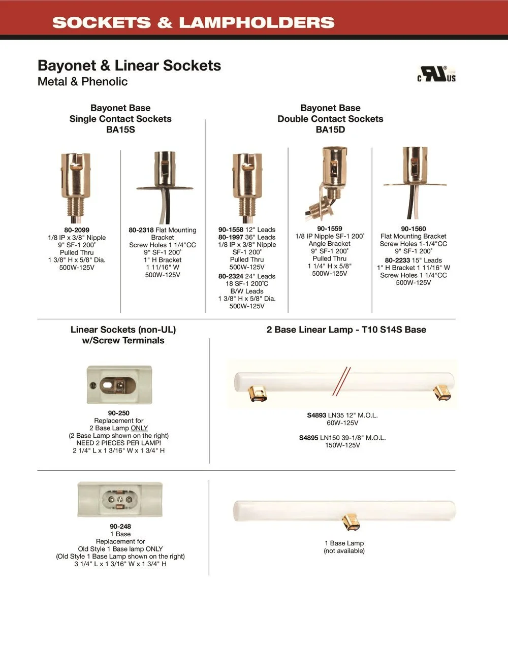 Halogen Sockets | Lamp Repair | Lamp Parts | Lamp Shades | Barn Lights ...