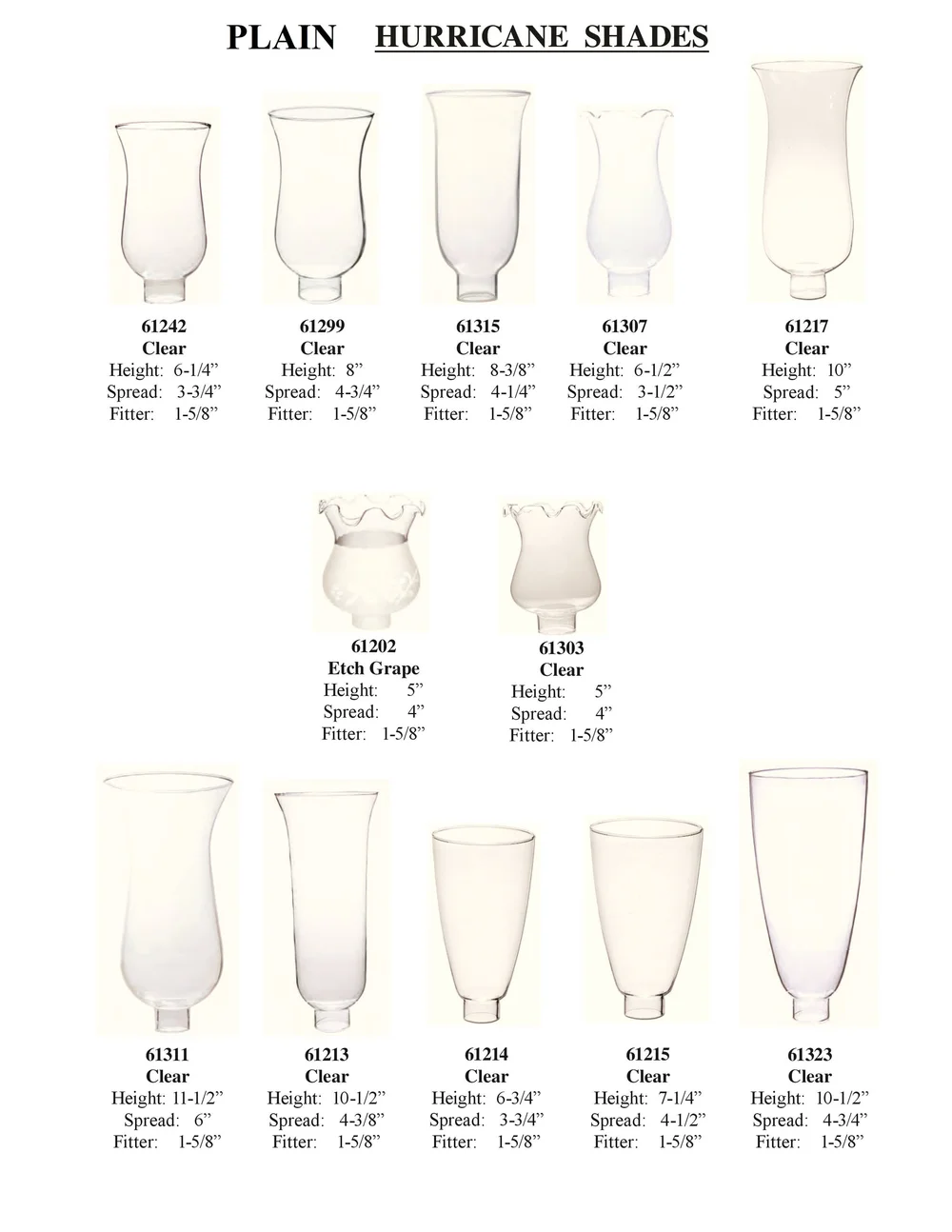 Hurricane Glass | Lamp Repair | Lamp Parts | Lamp Shades | Barn Lights ...