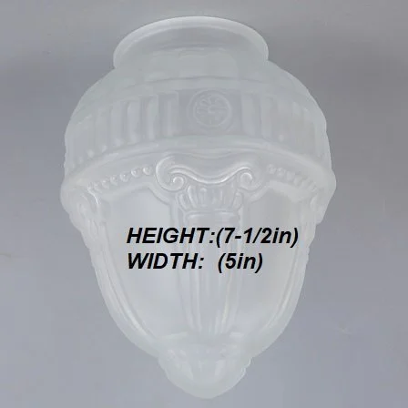 3-1/4 inch Fitter Glass Lamp Shade | Lamp Repair | Lamp Parts | Lamp ...