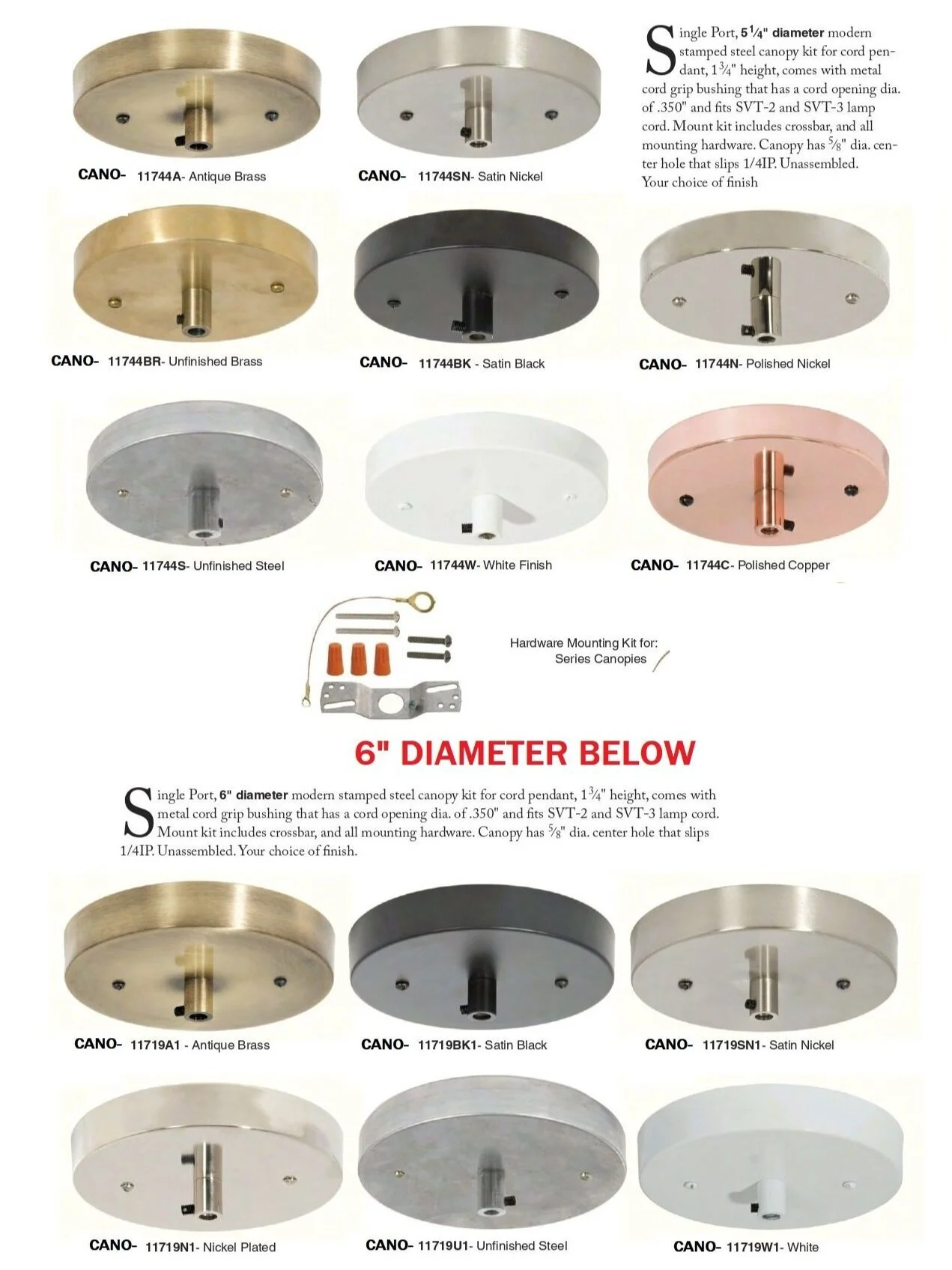 Ceiling Light Canopies | Lamp Repair | Lamp Parts | Lamp Shades | Barn ...