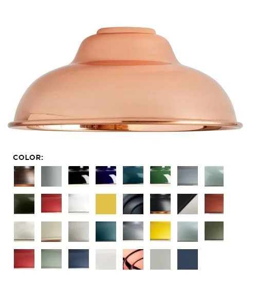 Industrial Style Metal Shades | Lamp Repair | Lamp Parts | Lamp Shades ...