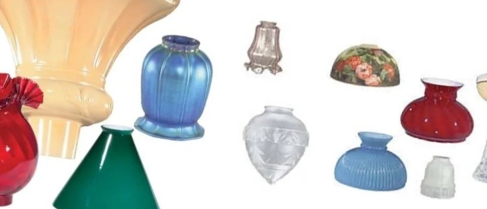Replacement Glass Lamp Shades — The Lighting Guy Ontario - Lamp repairs ...