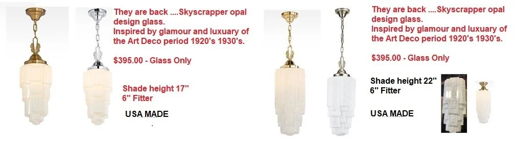 Retro & Art Deco Glass Shades