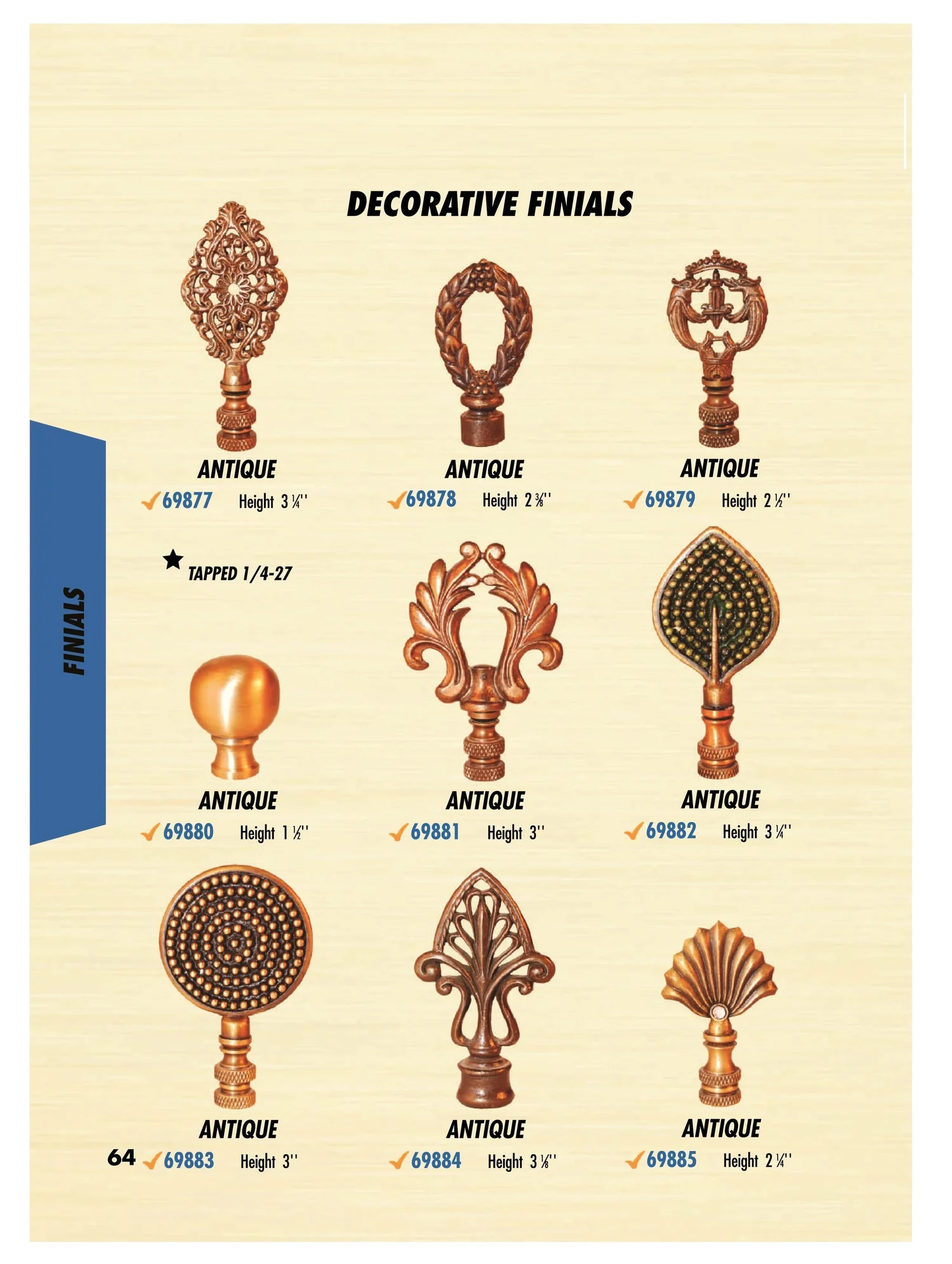 Lamp Finials Canada | Lamp Repair | Lamp Parts | Lamp Shades | Barn ...