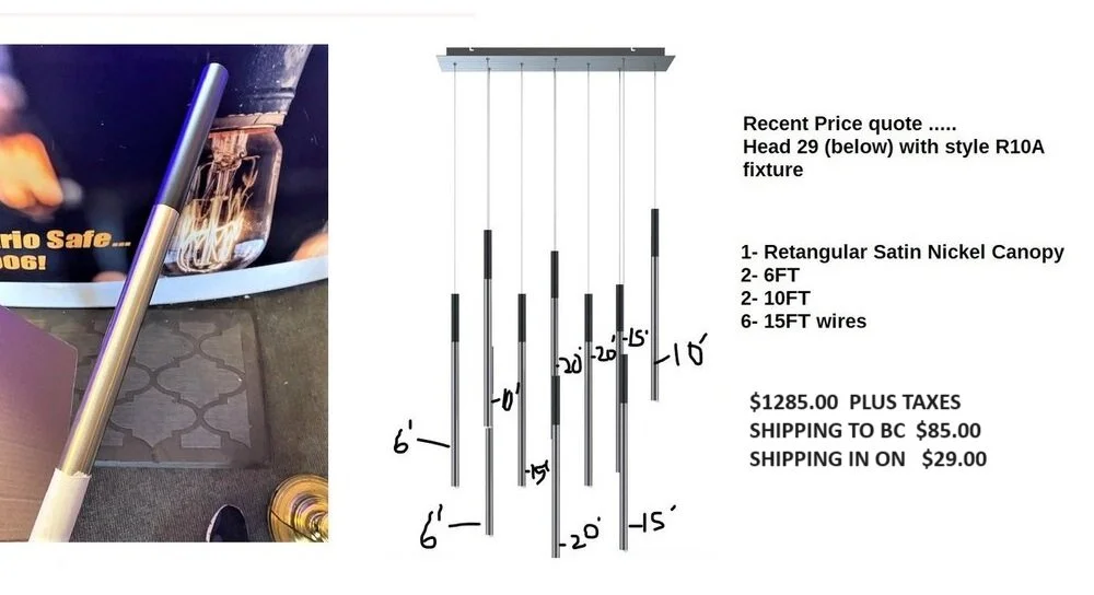 LED Linear Pendants System | Lamp Repair | Lamp Parts | Lamp Shades ...