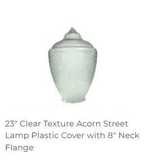 Acorns, Macho, Trinidad-Streetlamps | Lamp Repair | Lamp Parts | Lamp ...