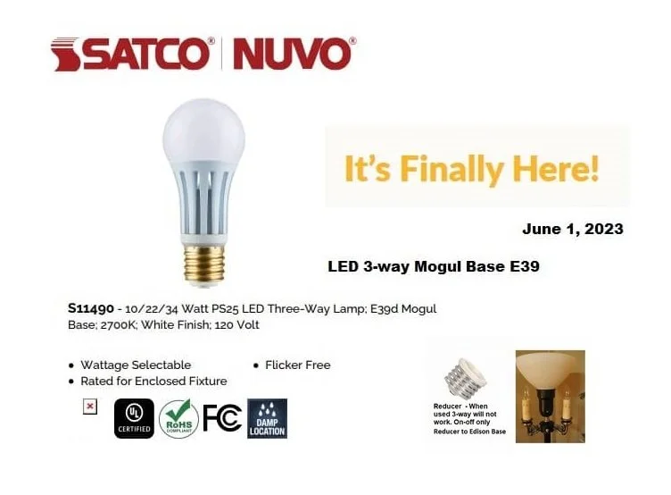 Finally here! - LED E39 Mogul base bulb | Lamp Repair | Lamp Parts ...