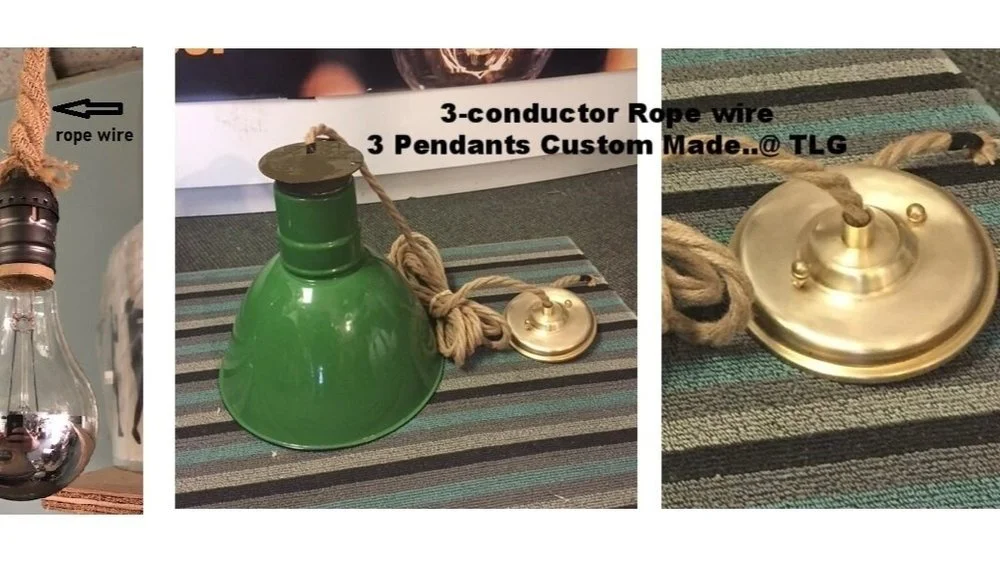 Rope Pendant Wiring | Lamp Repair | Lamp Parts | Lamp Shades | Barn ...