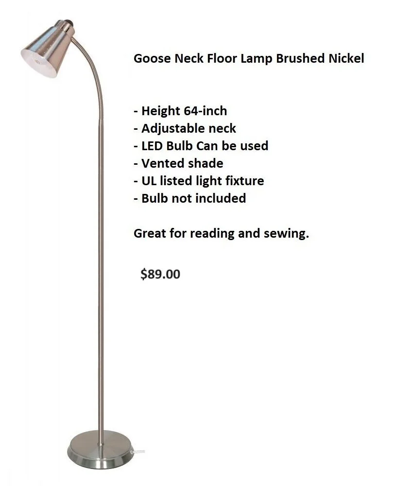 Gooseneck Floor Lamp | Lamp Repair | Lamp Parts | Lamp Shades | Barn ...