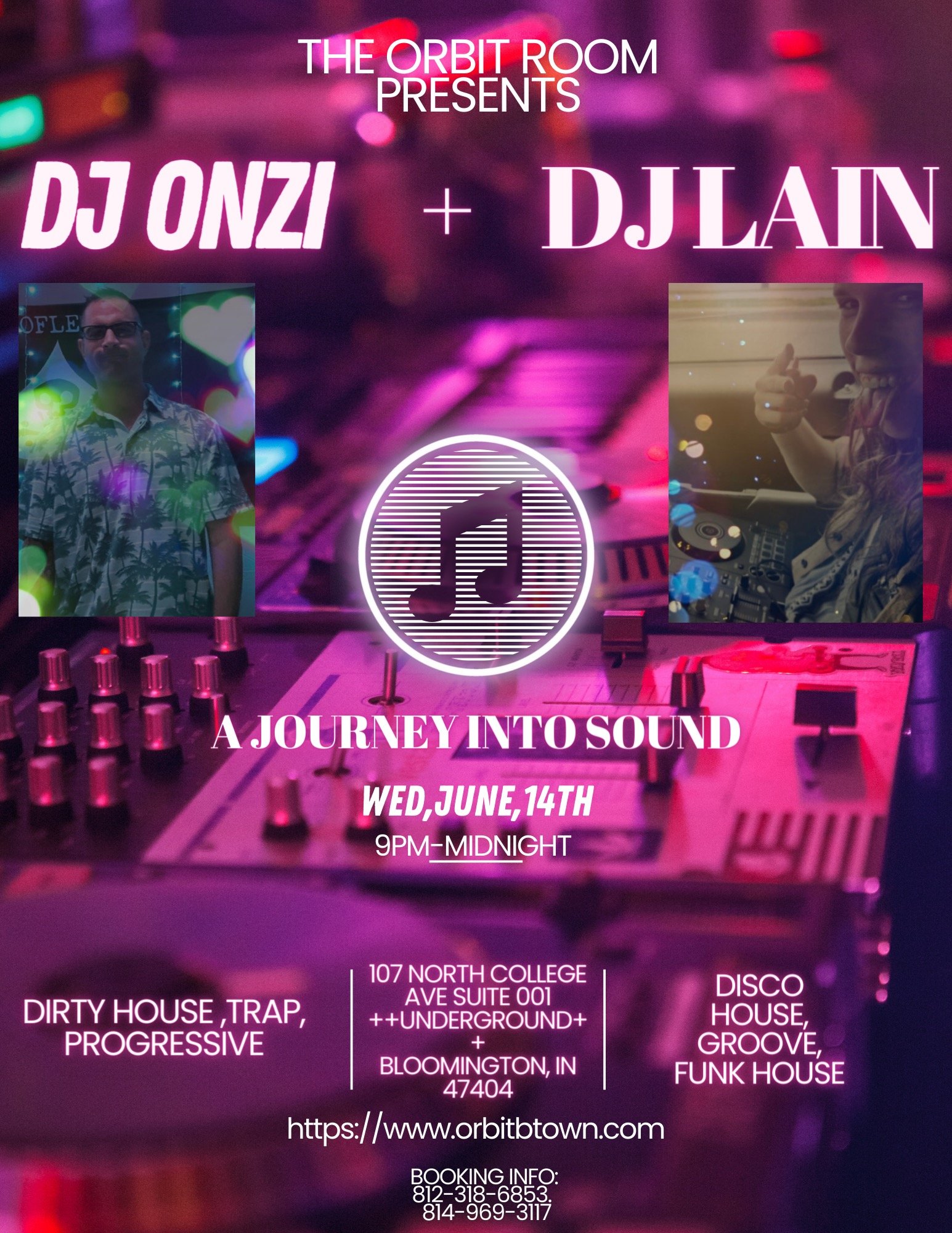 EVENTS — Orbit Room