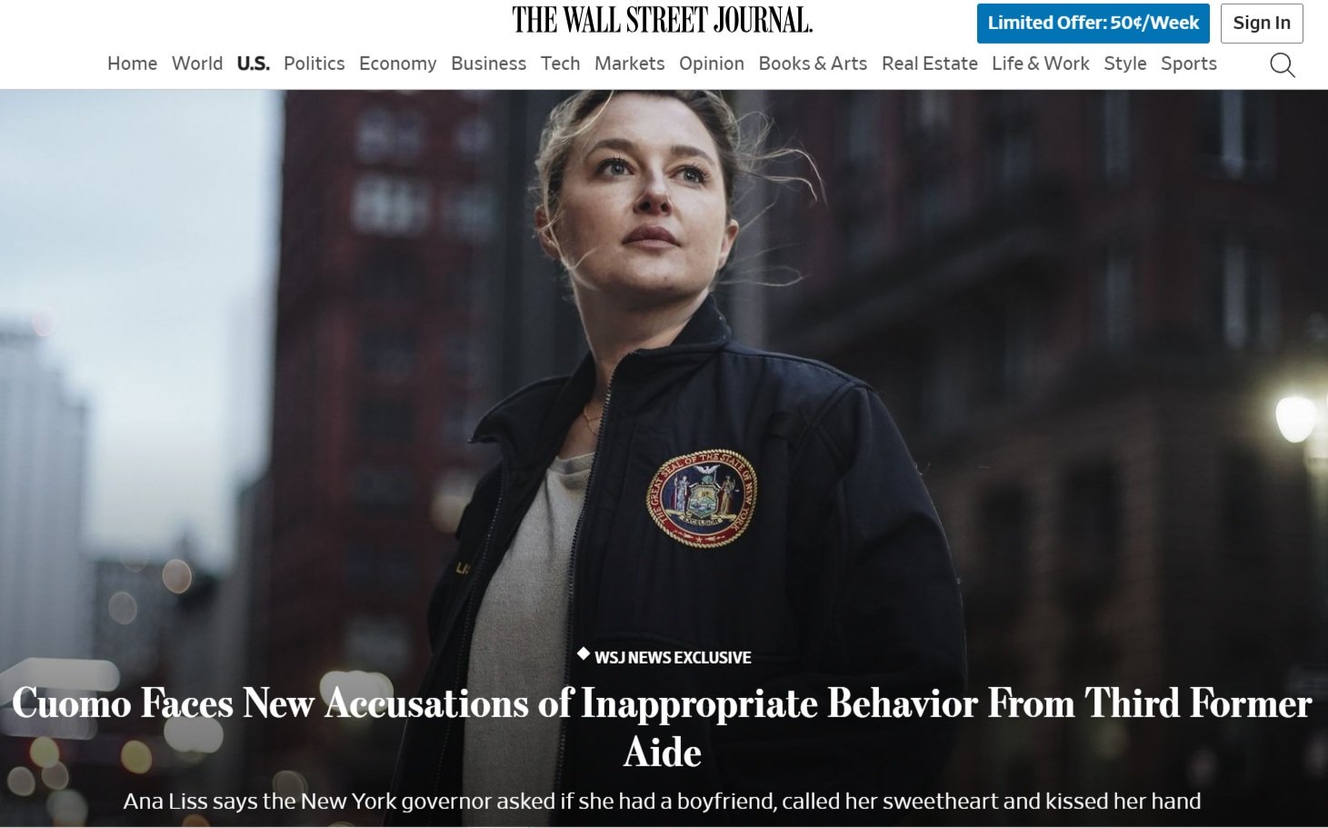 CUOMO ACCUSER CLEARS CUOMO: MEDIA LIED FOR "CLICKS AND EYEBALLS" — THE ...