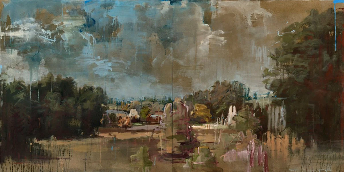 Sidewise, West Acre (Thinking of Ruisdael) by Kate Giles — Davina Barber