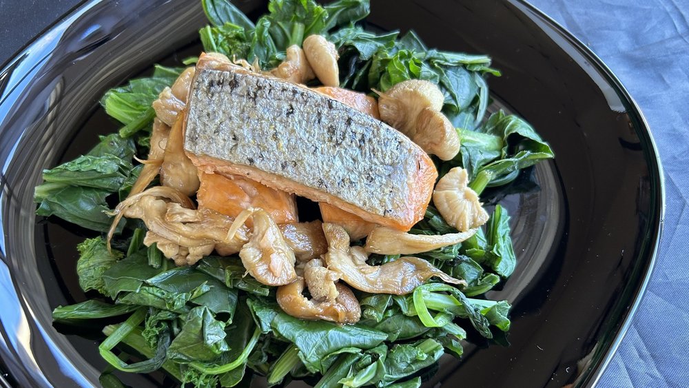 BRAISED AND GLAZED UMAMI SALMON — GET COOKING WITH BILL ST JOHN