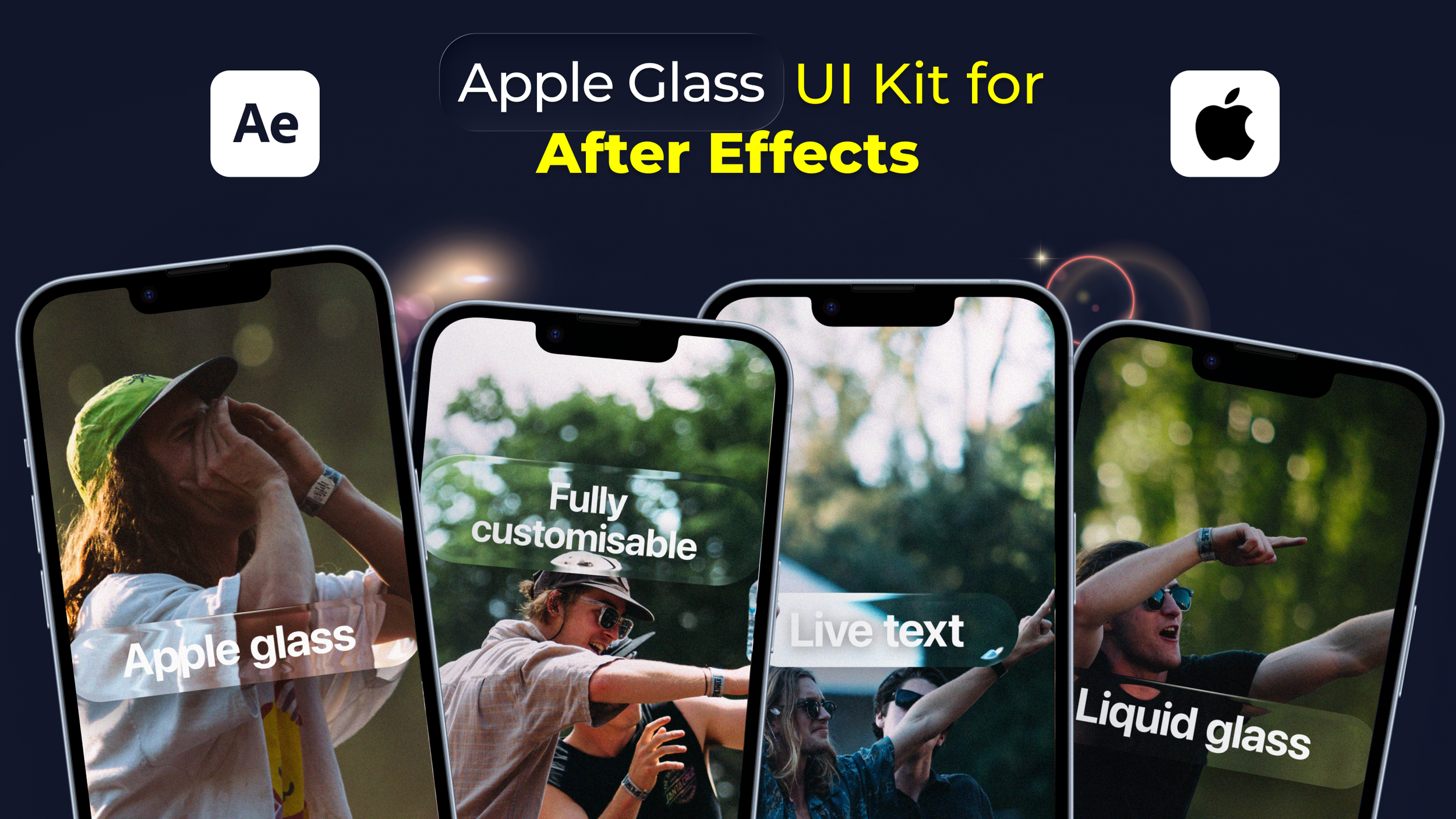 How to create Apple/Liquid Glass Effect for After Effects - Download AE ...