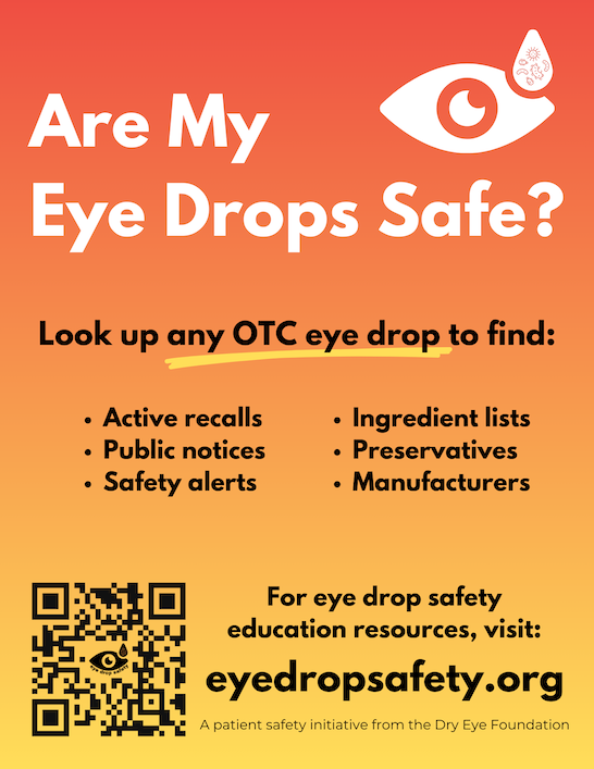 Infographic: Are My Eye Drops Safe? — Are your eye drops safe?