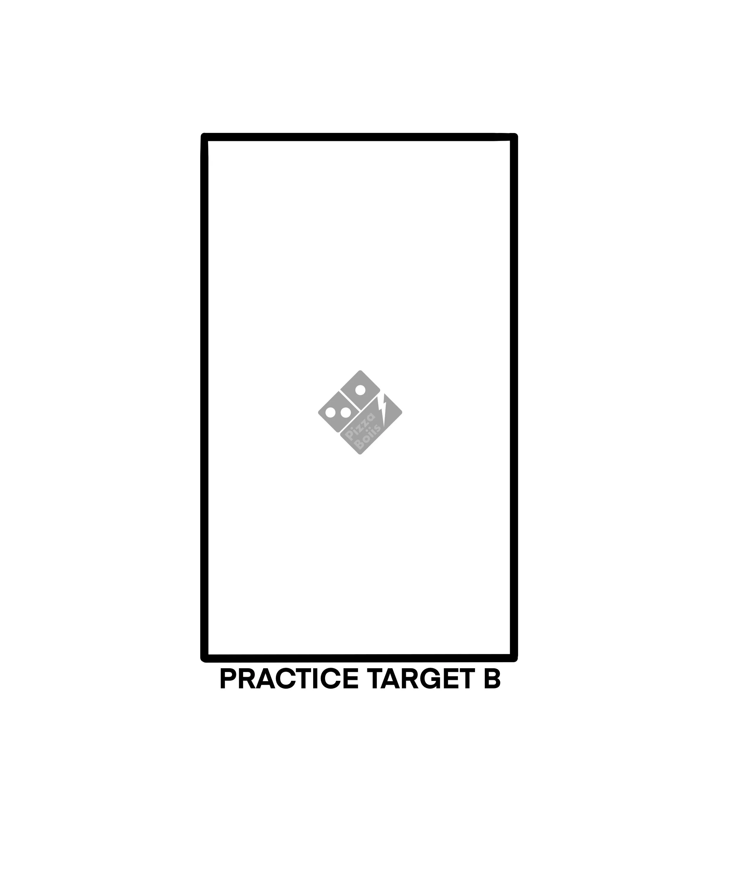 Practice Targets — Pizza Boiis