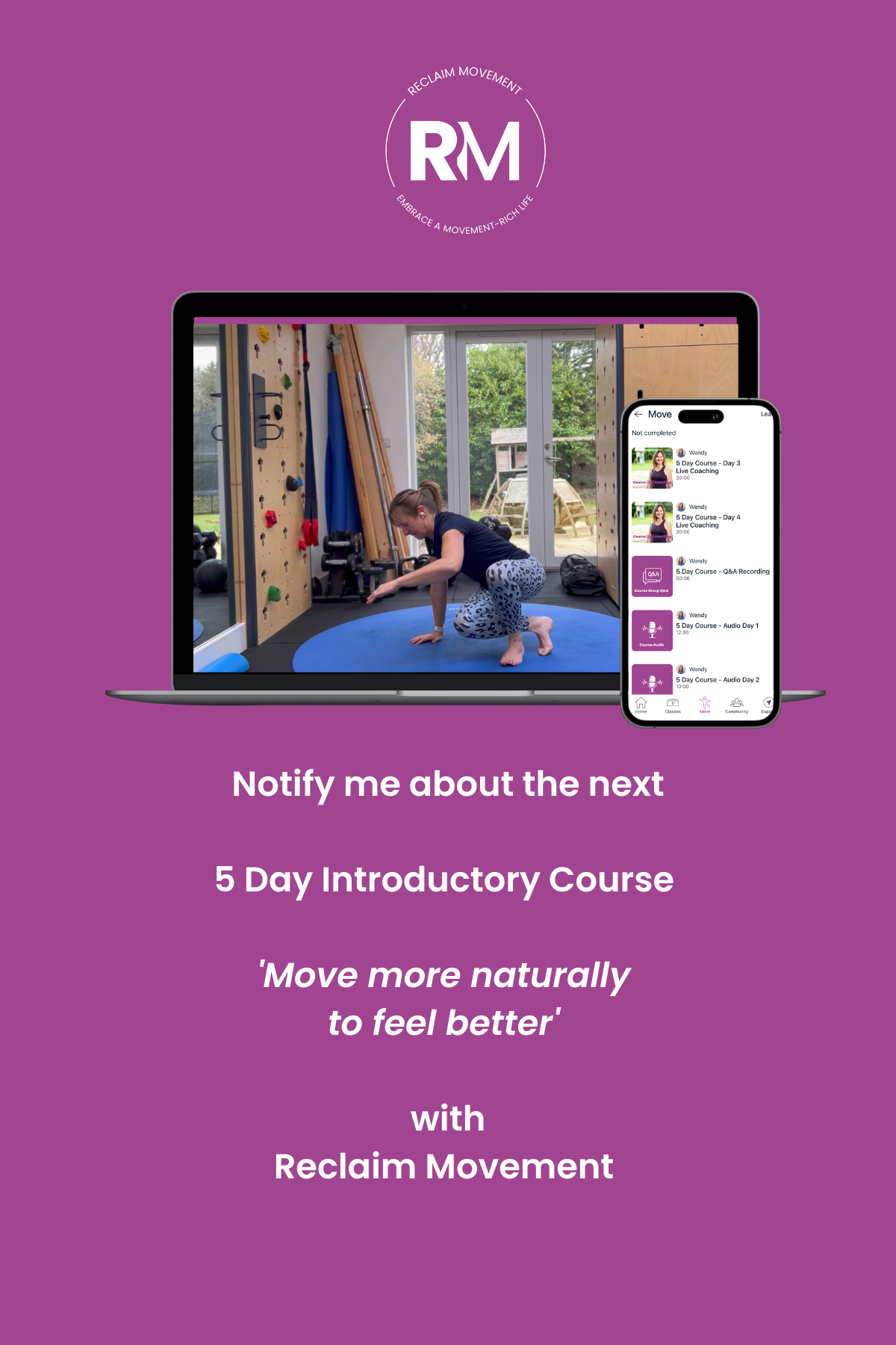 To aid recovery or reclaim your movement, start with the mind — Reclaim ...