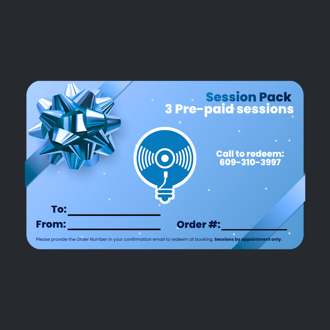 Session Pack (3 Visits) — Blue Light Music Program