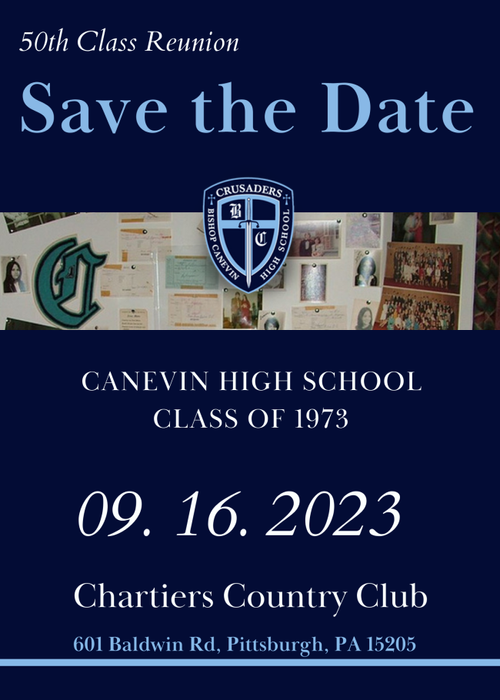 Canevin Class of 1973 - 50th Reunion