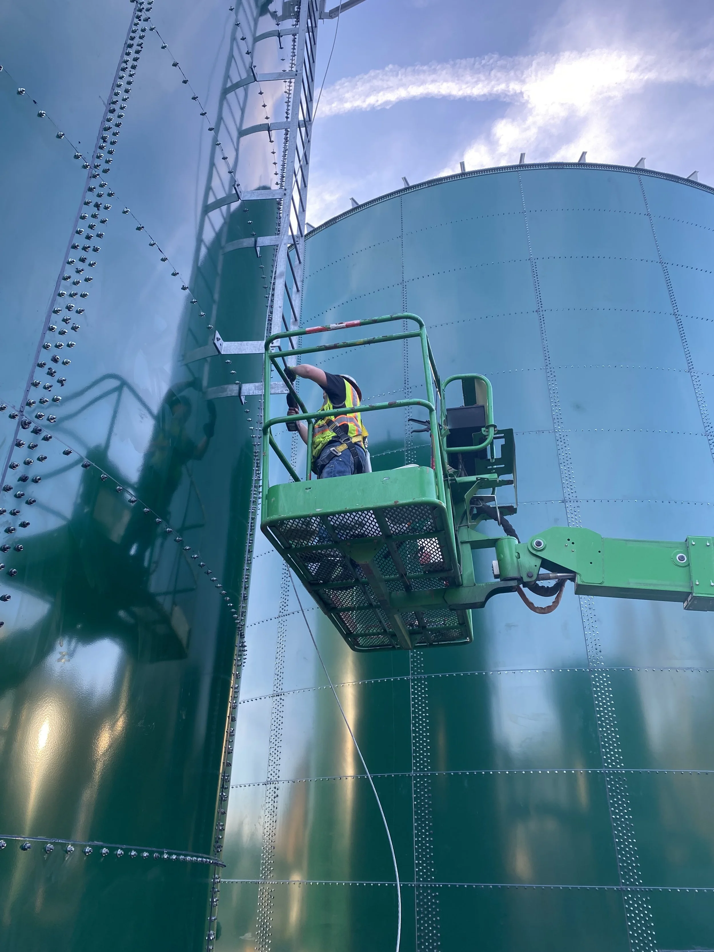 Anaerobic Digester Biogas Processing Tank Installation — RPM Builds LLC