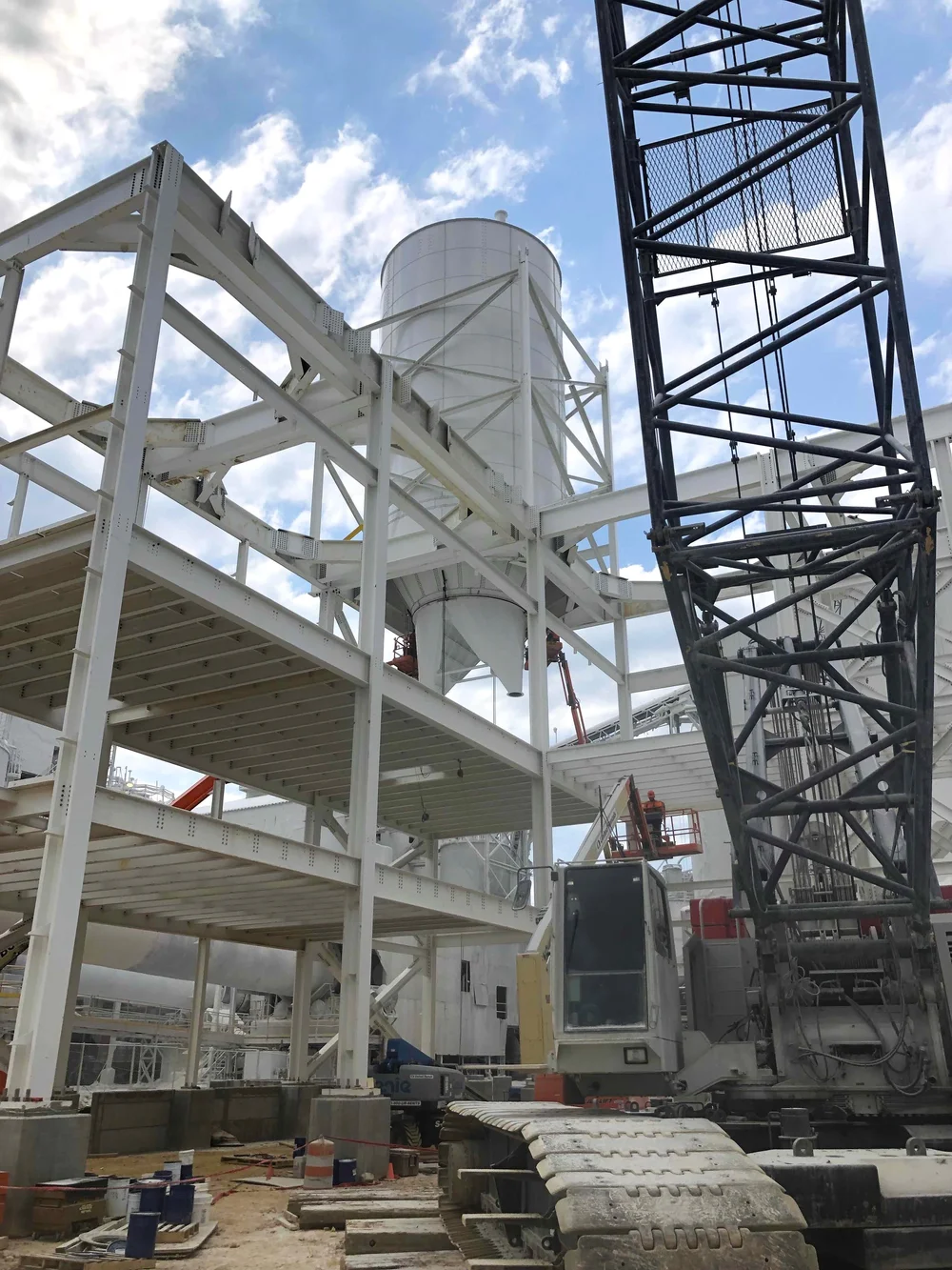 Processed Lime Bolted Silos Installation — RPM Builds LLC