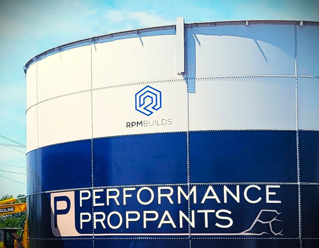 Performance Proppants Frac Sand Silos — RPM Builds LLC