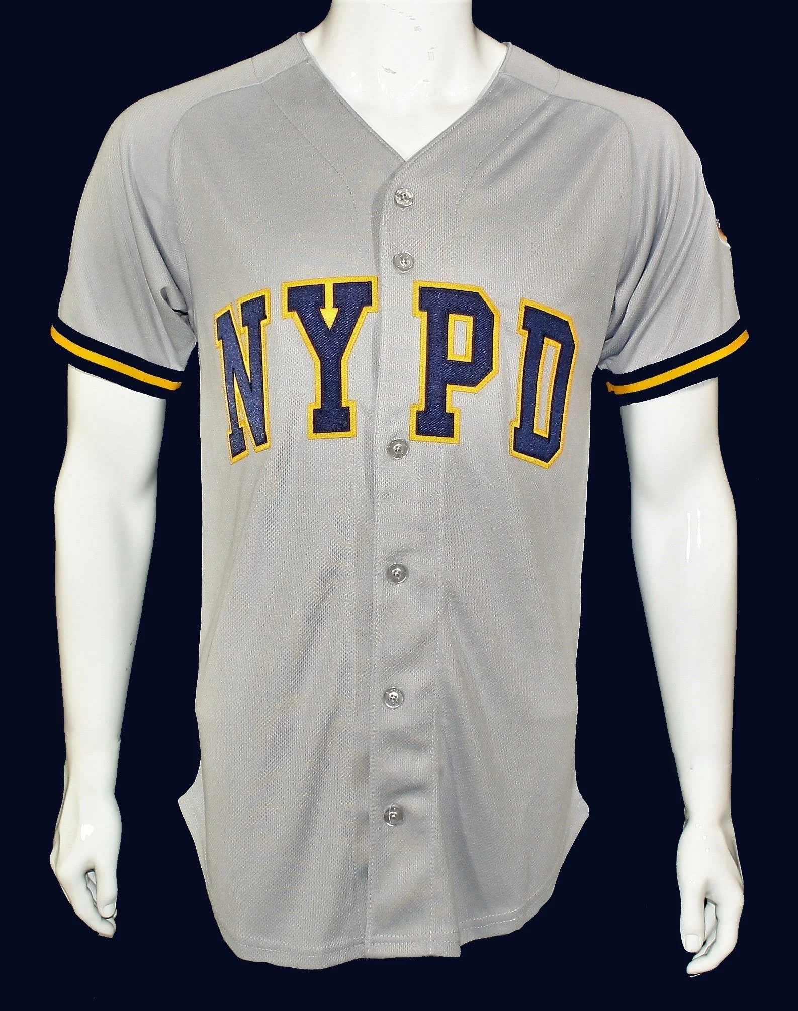 Item# J504 NYPD Road Jersey (Patch Included) — NY Finest Baseball Club