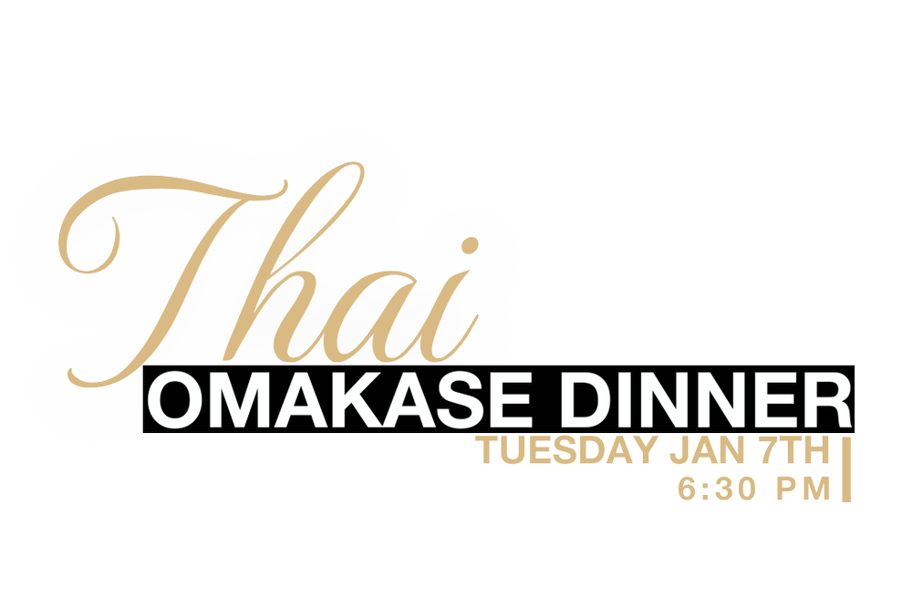 Thai Omakase Dinner — Snap Thai Fish House