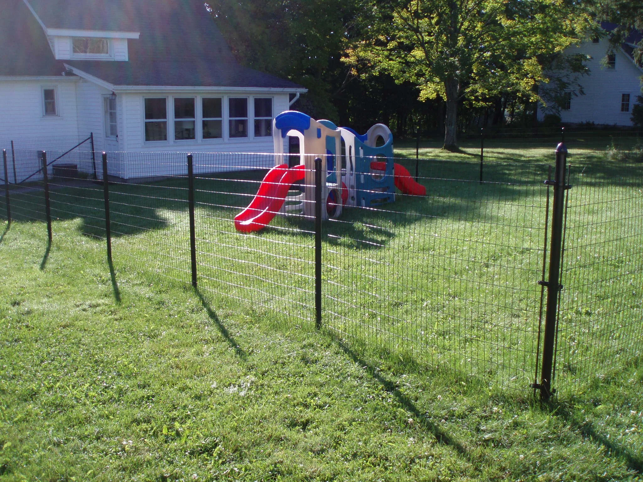 Black Welded Wire Fence