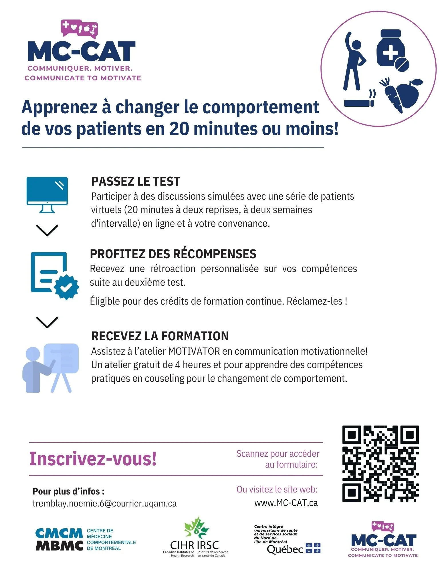 Aperçu — Motivational Communication Competency Assessment Test (MC-CAT)