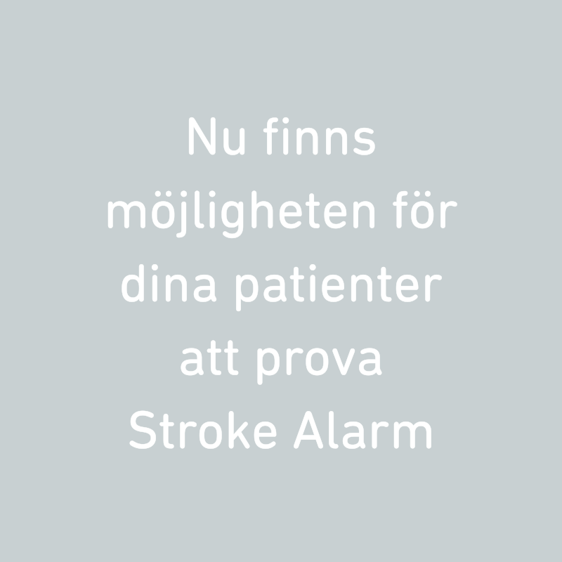 Stroke Alarm — när varje minut räknas