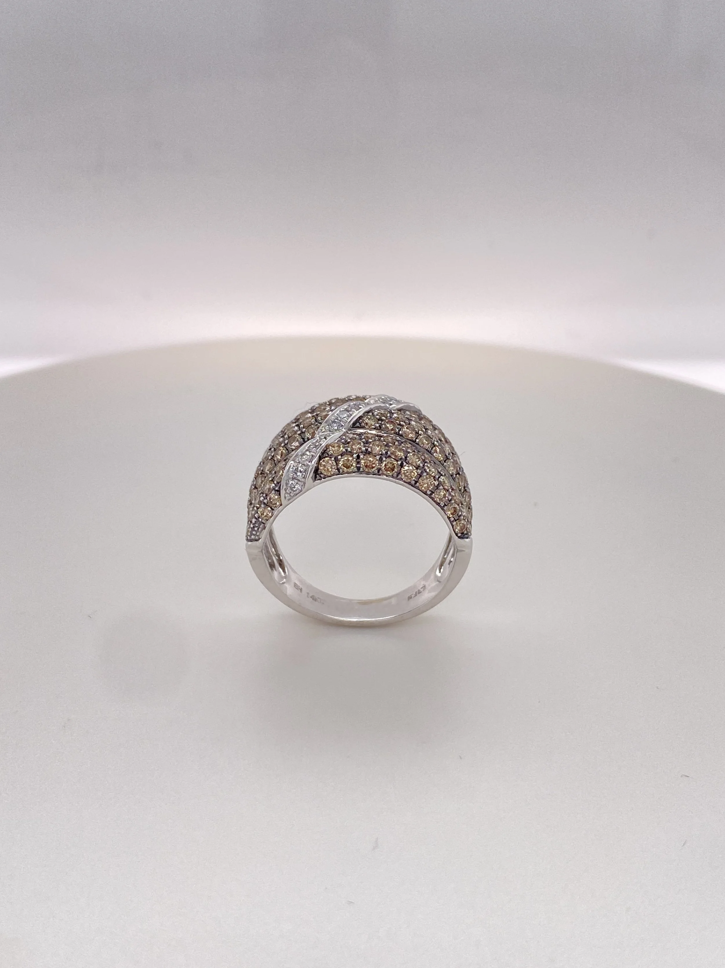 Cognac Diamond Ring — Global Diamonds