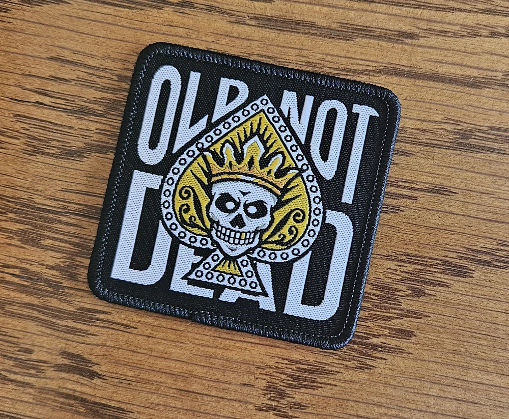 Biker Patch 2 Pack - Old Not Dead Original & Freedom — Old Not Dead