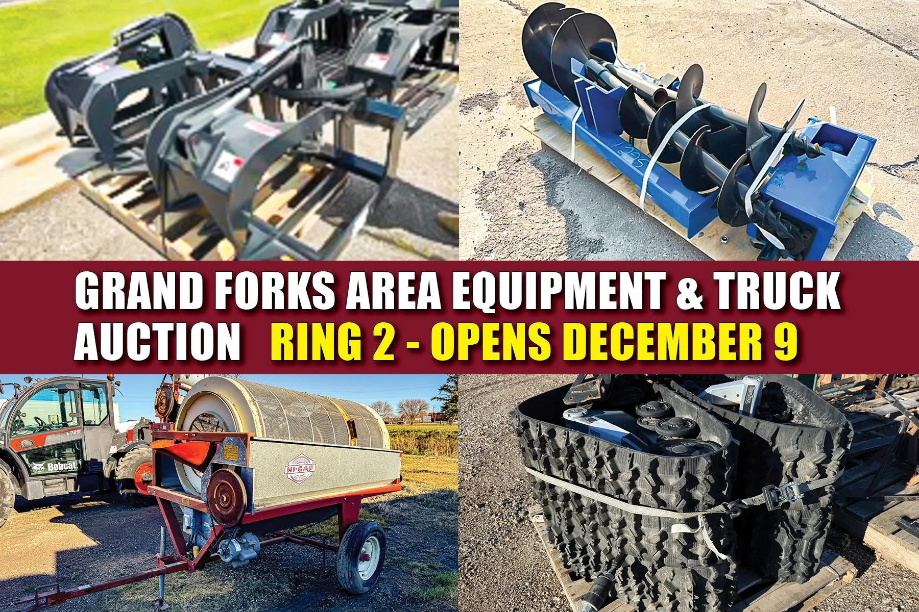 Resource Auction — Farm Machinery Auctions — North Dakota