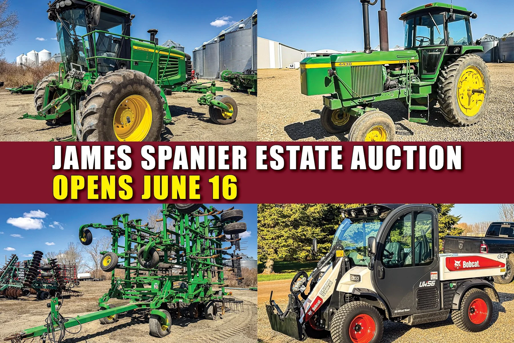 Resource Auction — Farm Machinery Auctions — North Dakota