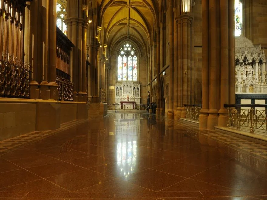 St Mary’s Cathedral, Replacement of the Cathedral Floor — Avium