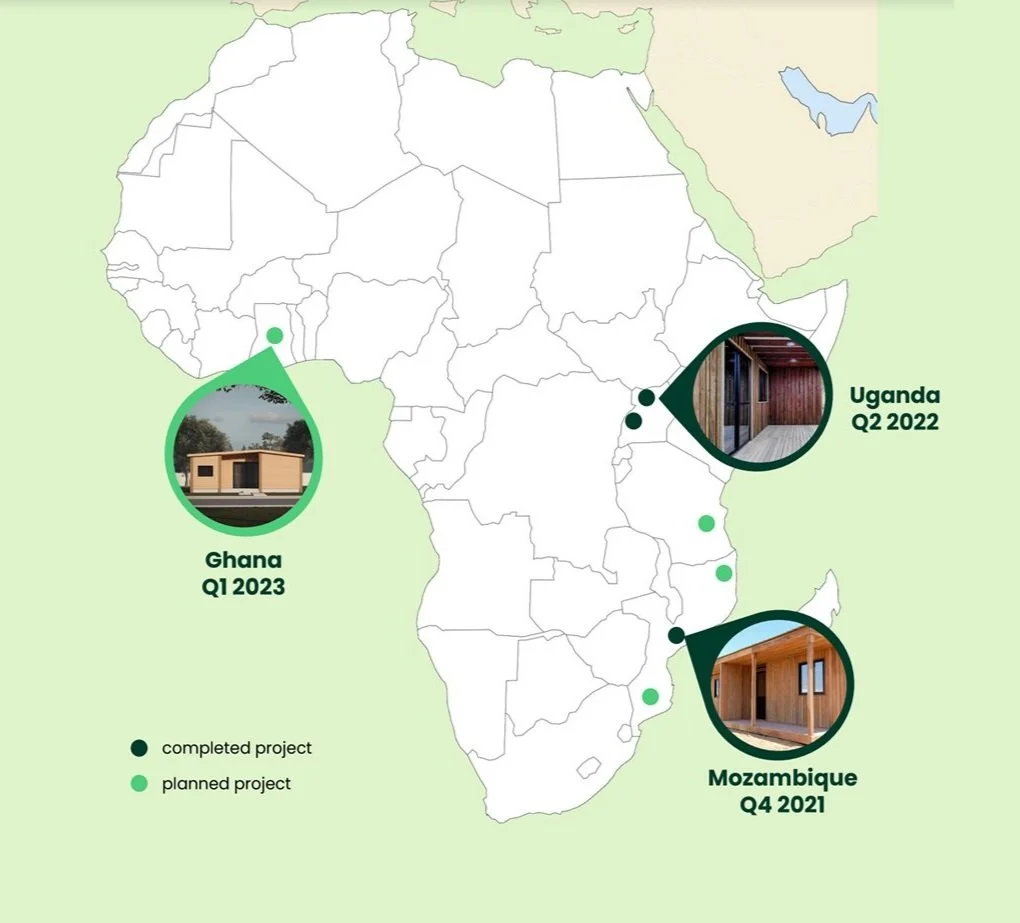 We build circular and biobased homes in African countries. A home for ...