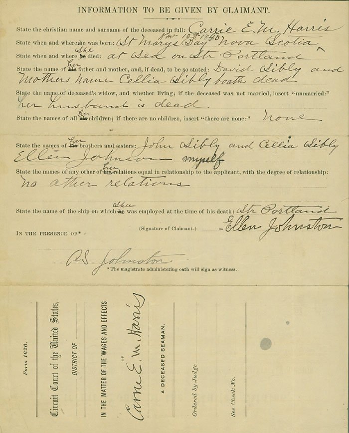 The Sinking of the SS PORTLAND — Cape Cod Maritime Museum