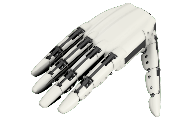 HatsuHand -人間の手なみのサイズ感の5本指ロボットハンド — 株式会社HatsuMuv