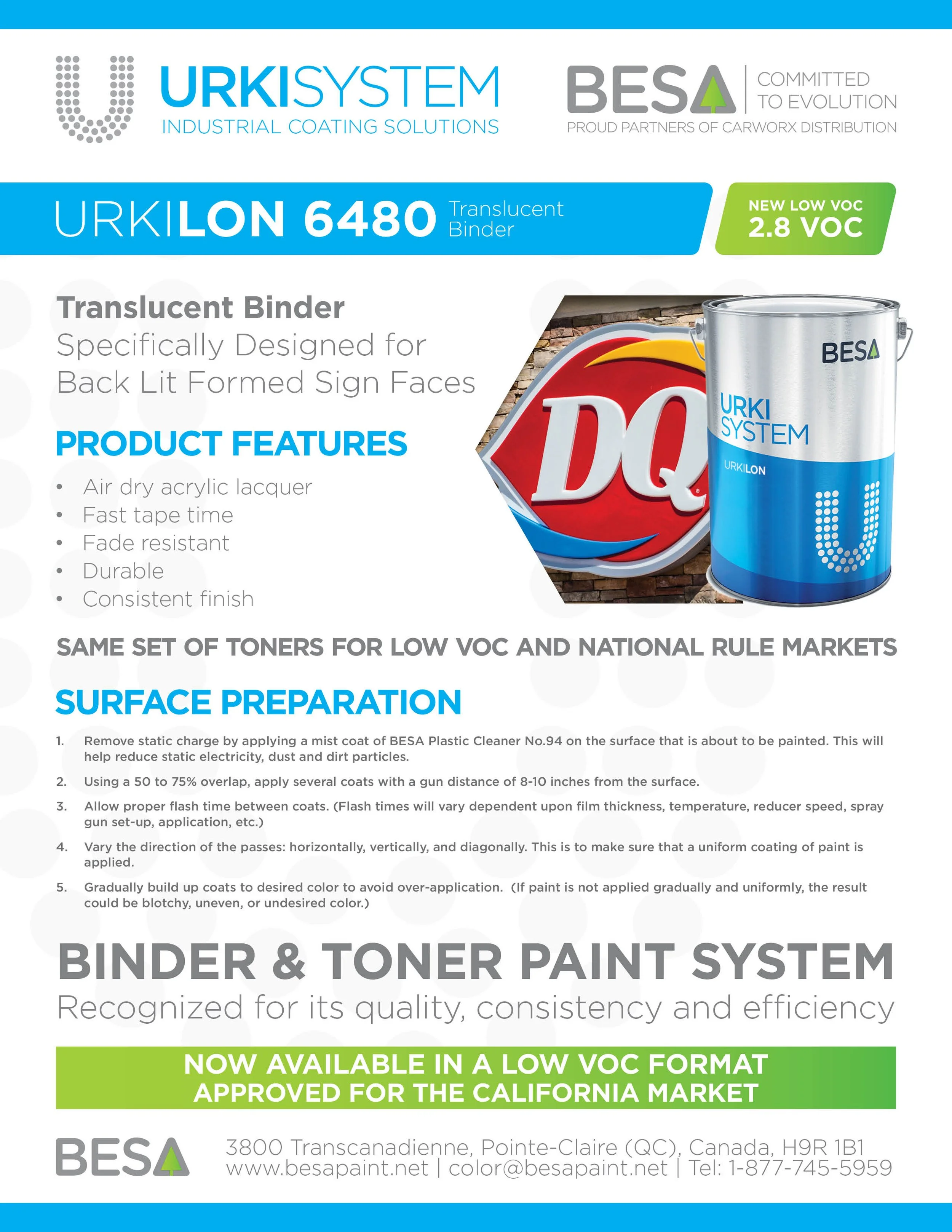 BESA Urkisystem Signage North America