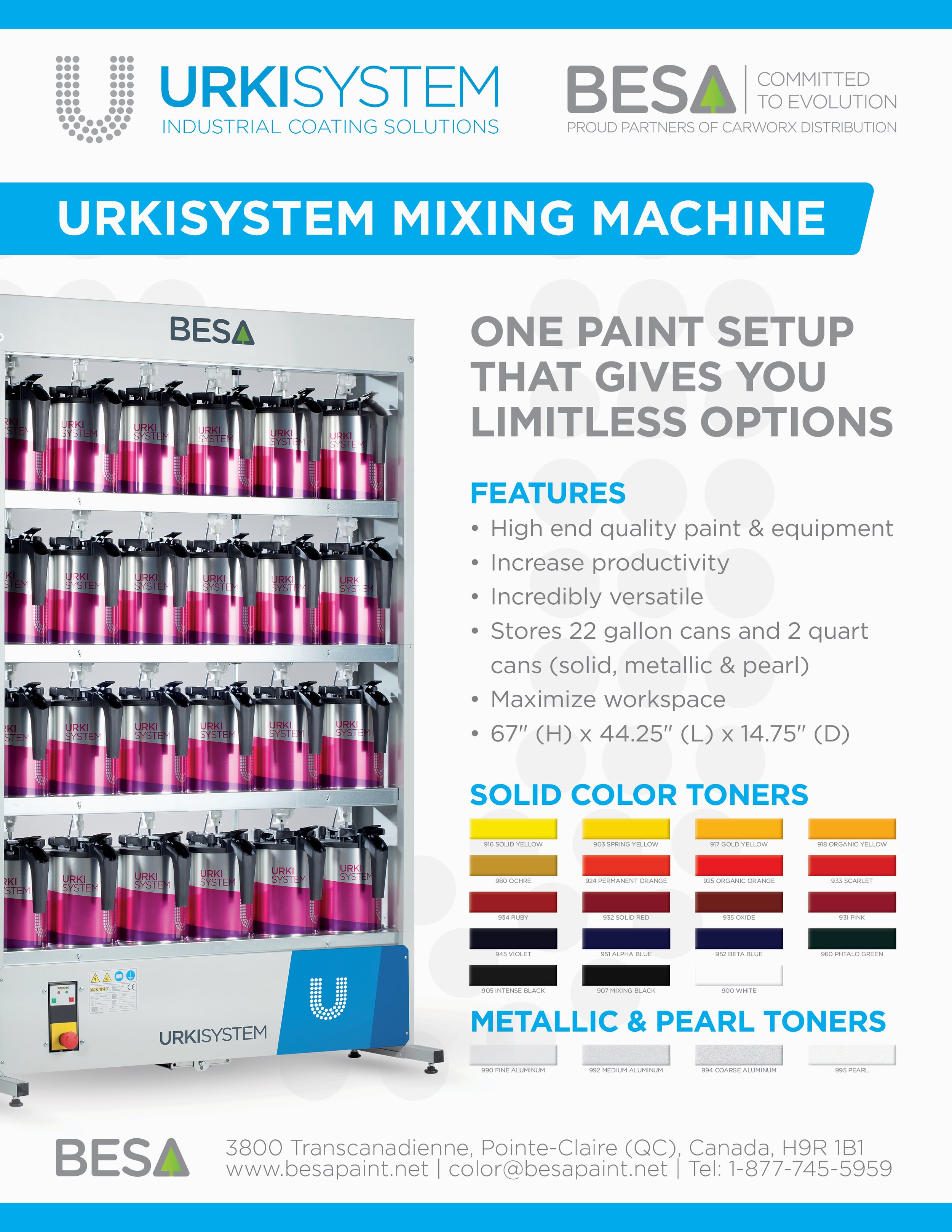 BESA Urkisystem Signage North America