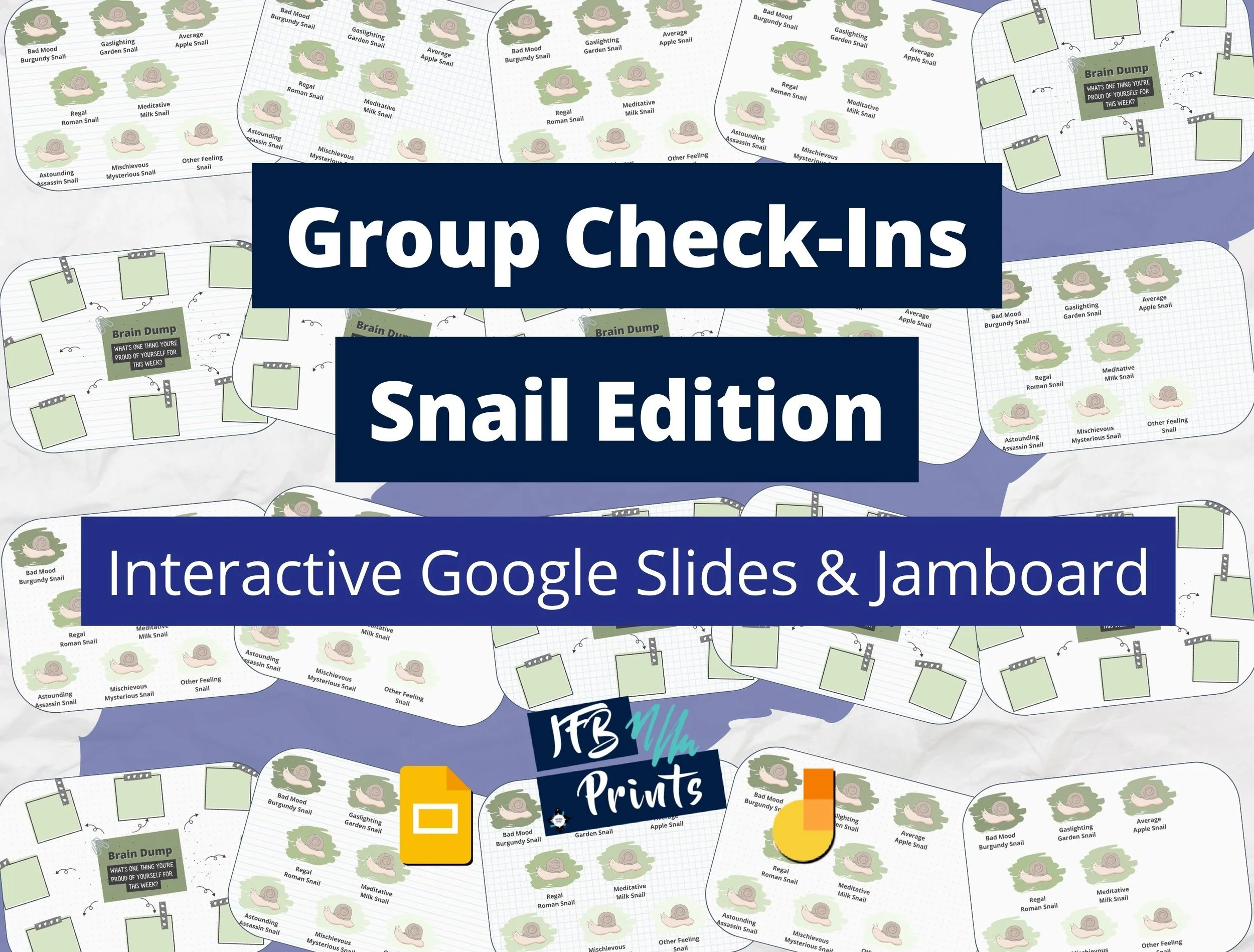 Snail Edition Group Check-In | Google Slides & Interactive Google ...