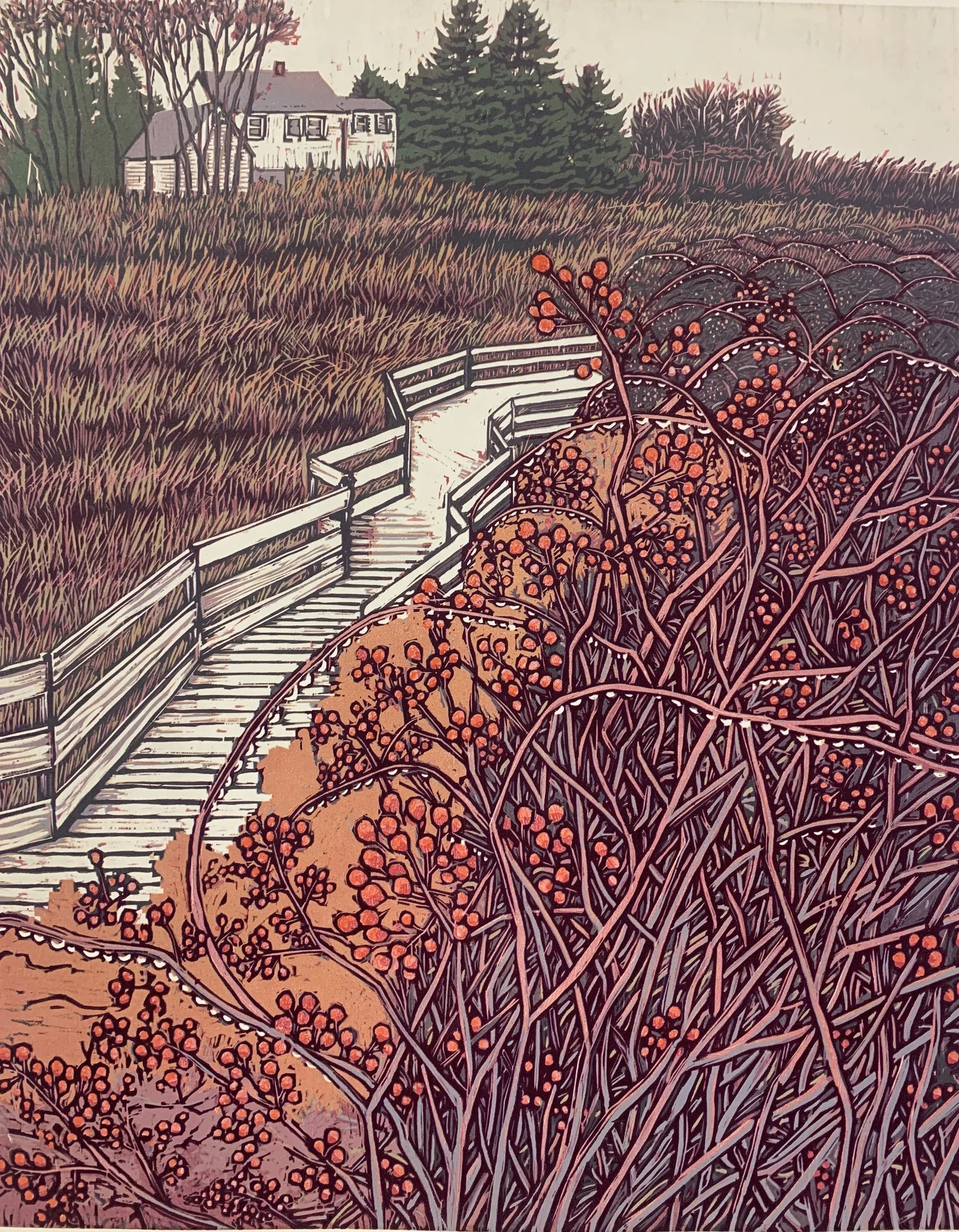Woodcut History and technique — Blue Butterfield